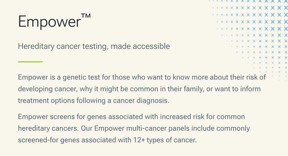 Hereditary Cancer Testing (Natera) – My Store
